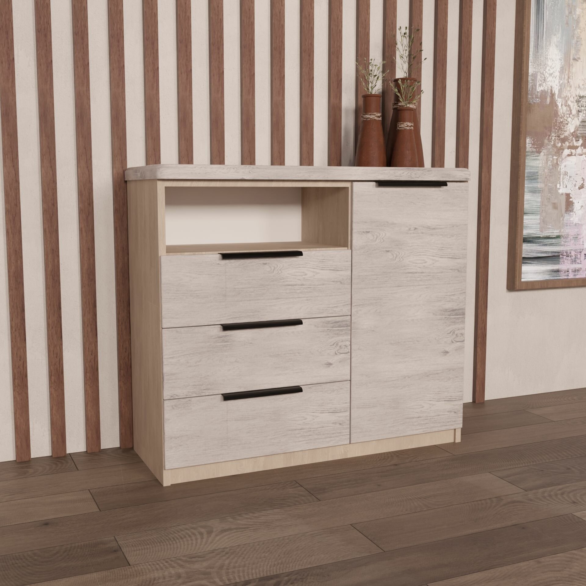 Комод 1000 Марта профильные ручки