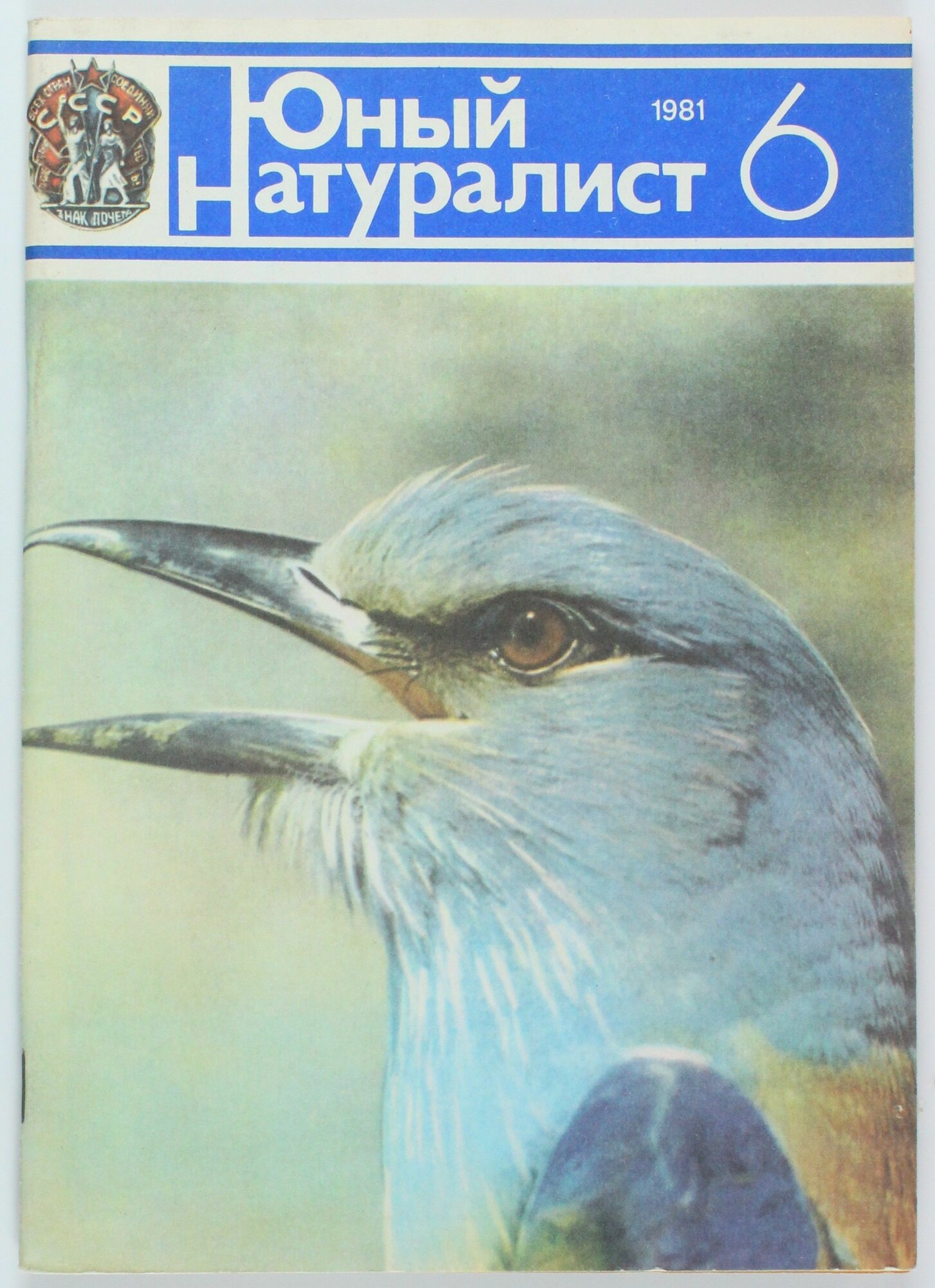 Винтажный журнал СССР Юный Натуралист, 1981 год