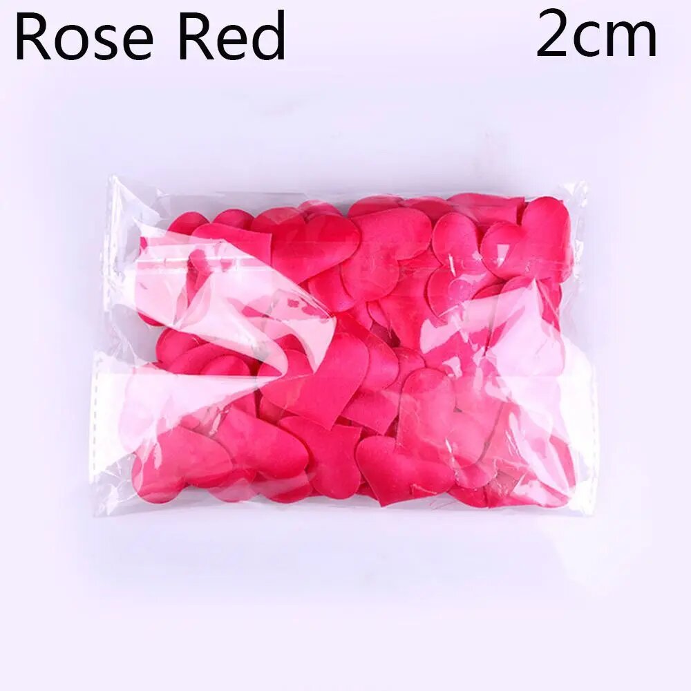100 шт. декоративные цветы пенобумага для свадьбы Розовый, Rose red-2cm