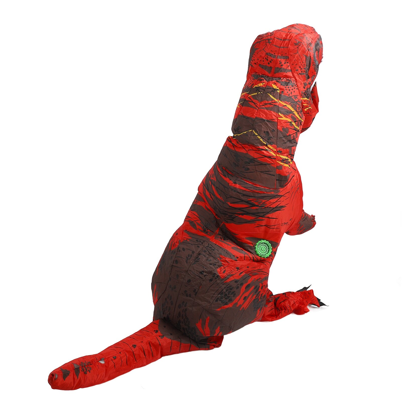 Костюм динозавра T Rex Надувной динозавр Blow Up Костюм для Хэллоуина Косплей Вечеринка Рождественский ребенок 120‑140 см Красный
