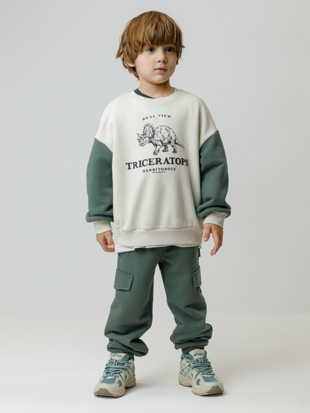 Брюки спортивные КР 400861/темно-зеленый 5611 к606