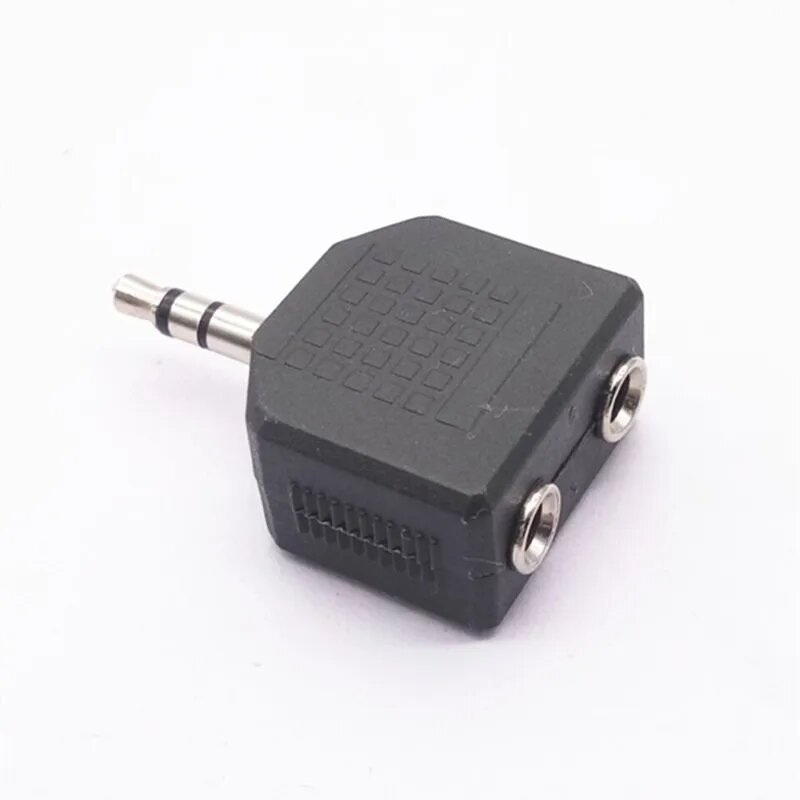 Адаптер 3.5 мм Y-Splitter, черный