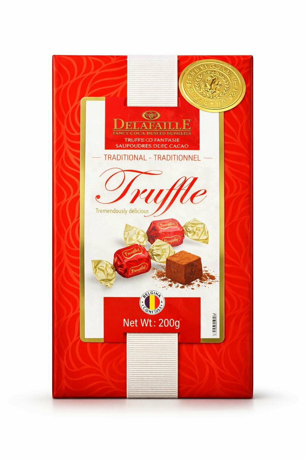 Конфеты трюфели Традиционные , Delafaille, 200 г, Бельгия 1 шт.