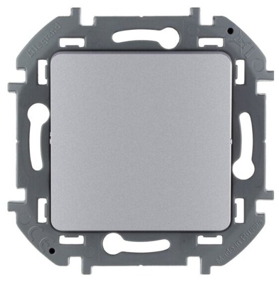 Переключатель промежуточный Legrand INSPIRIA винтовые клеммы, 10 AX - 250 В, алюминий, 673682