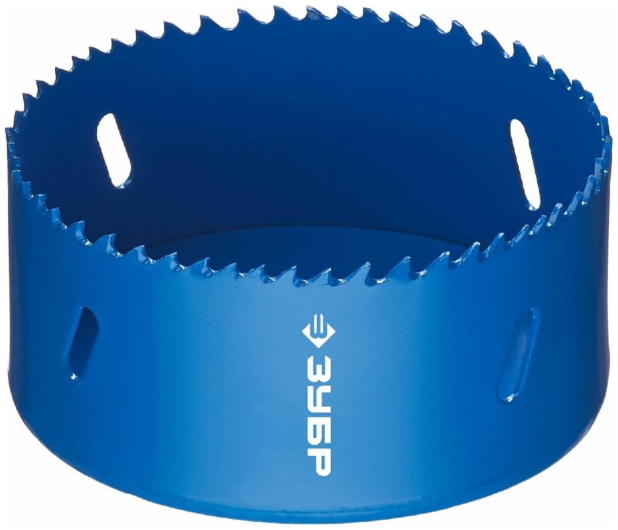 Коронка биметаллическая ЗУБР 95мм быстрорежущая сталь 5/8"