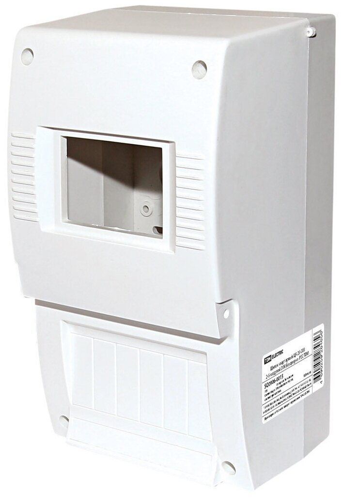 Щиток квартирный ЩК 26-003 2-6 модулей DIN без дверки IP20 TDM