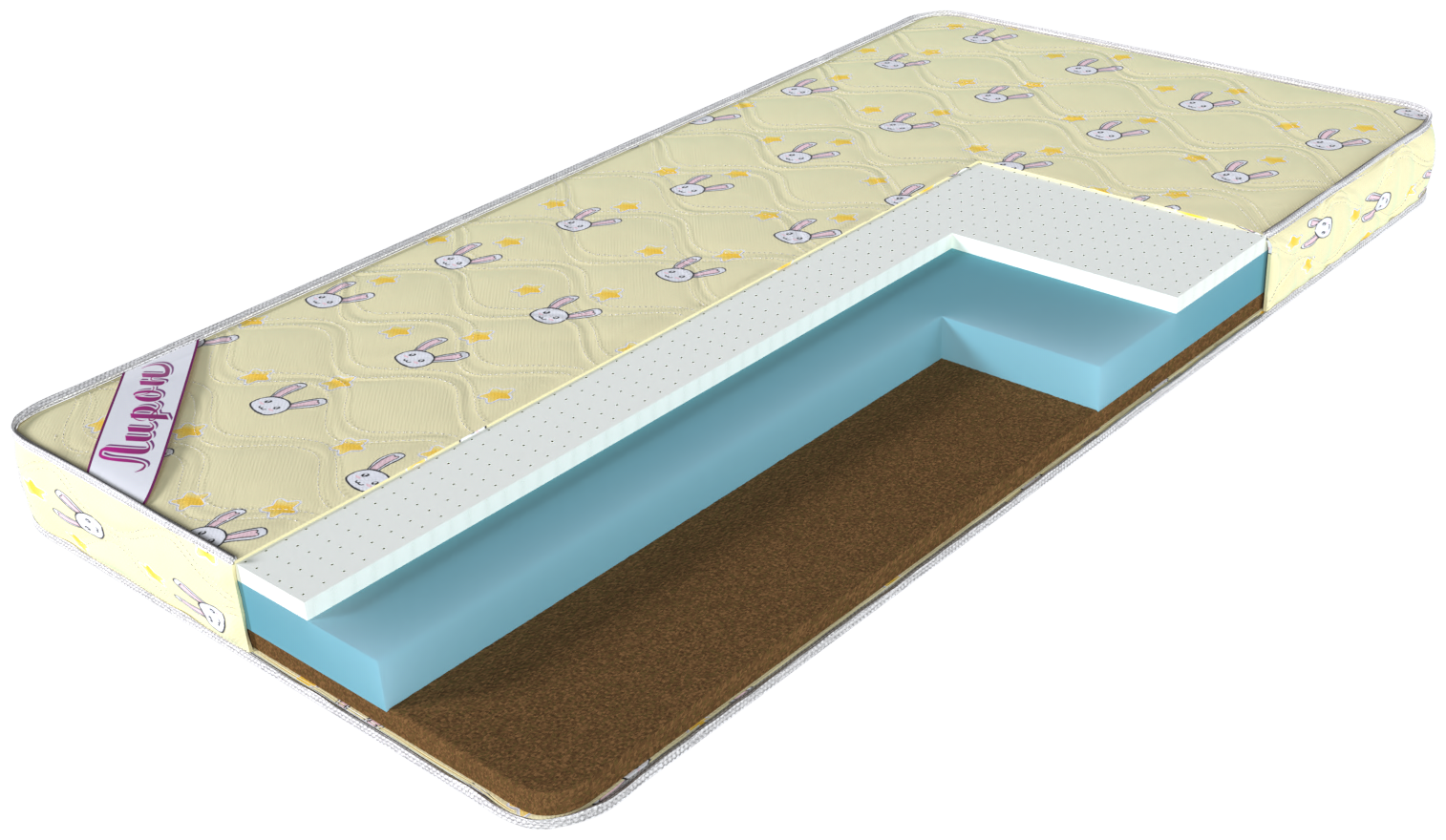 Матрас Matrasliron Лёсик, серия Детские, 120x200, беспружинный