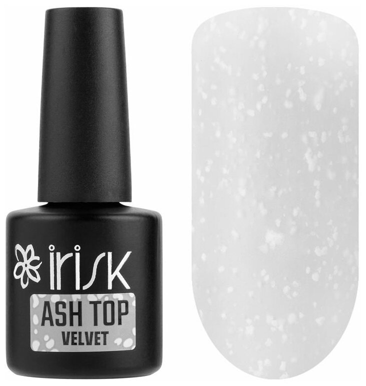 Топ вельветовый декоративный без липкого слоя Velvet Ash Top, 10мл (02 White)