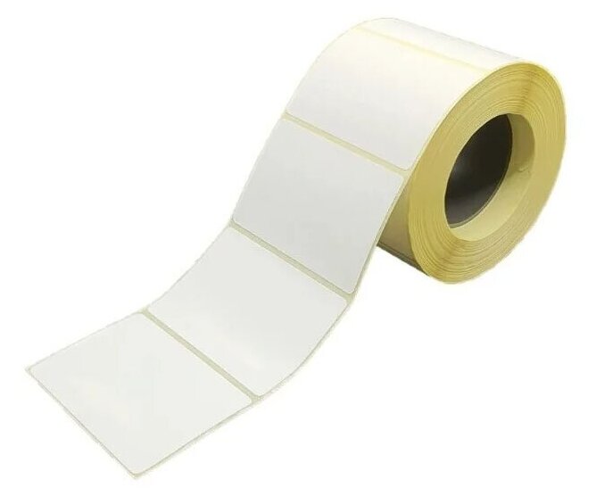 Термотрансферная этикетка 50*40 полуглянец 700 шт. рул (12 шт в упаковке)