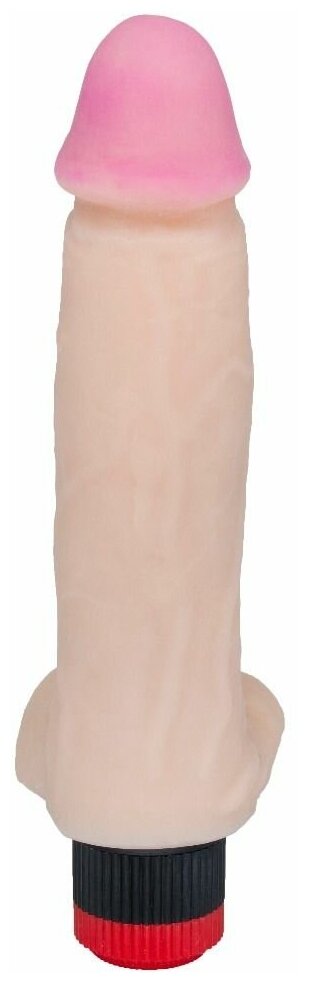 Вибратор-реалистик из неоскин - 22,7 см, телесный