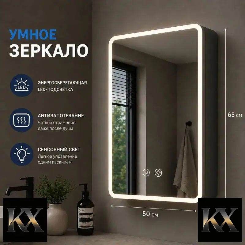 Шкаф для ванной, 50х11х65 см, Универсальный.