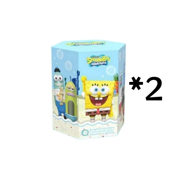 Мини фигурки Губка Боб слепые коробки ChaoShengDongMan Random 2Pcs