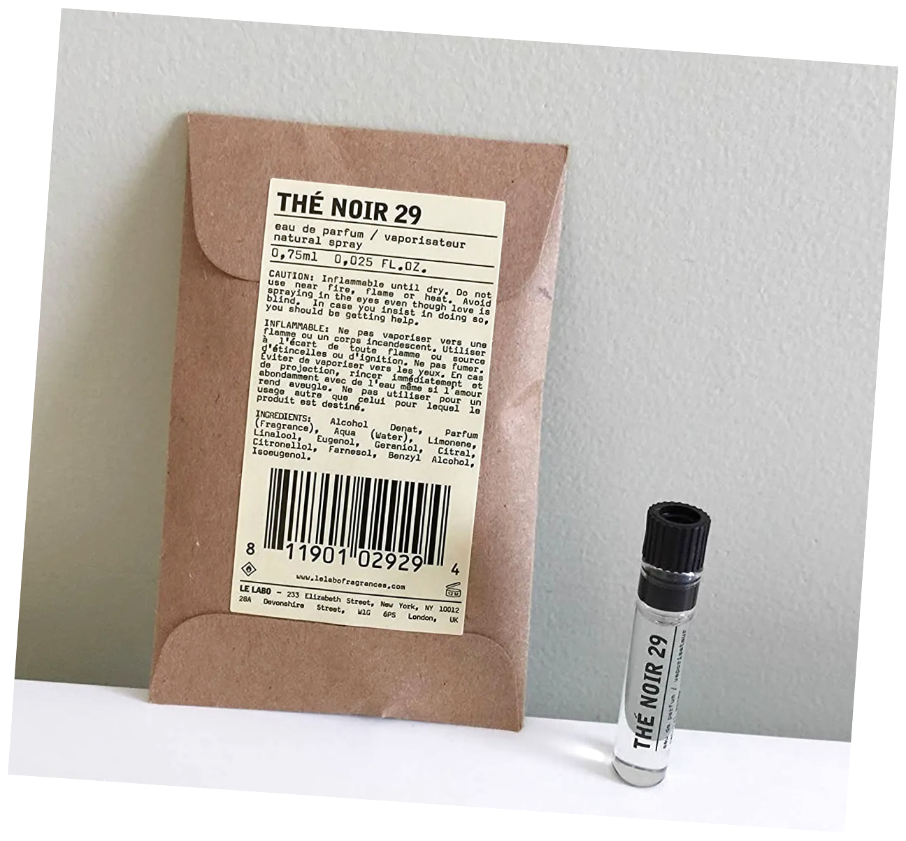 Парфюмерная вода Le Labo The Noir 29 пробник 0.75 мл для женщин и мужчин / Ле Лабо Ноир 29