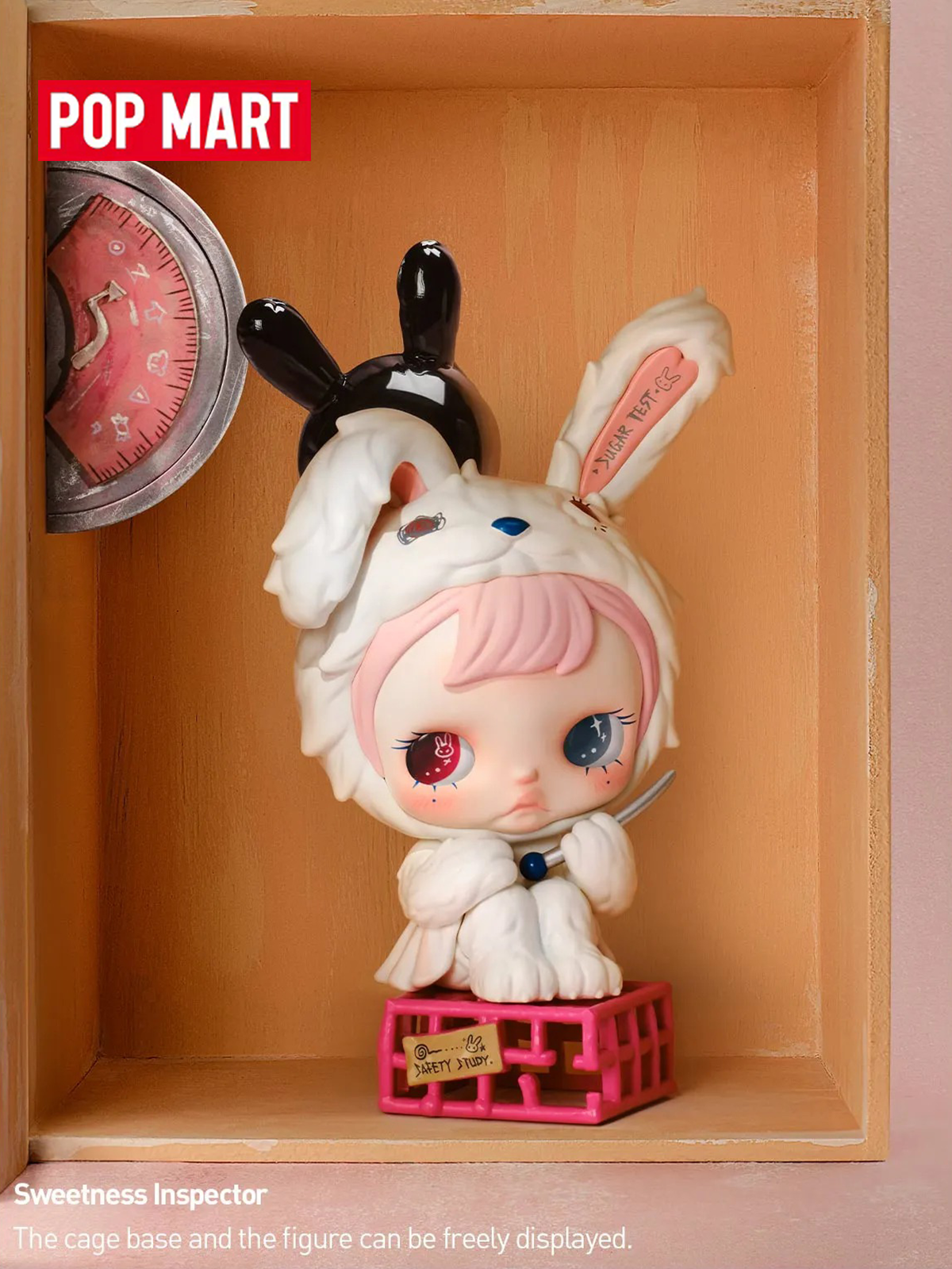Коллекционная фигурка POP MART TinyTiny - Act I: Sugar Therapy Room Series Figures-Sweetness Inspector, пластик, 12 см