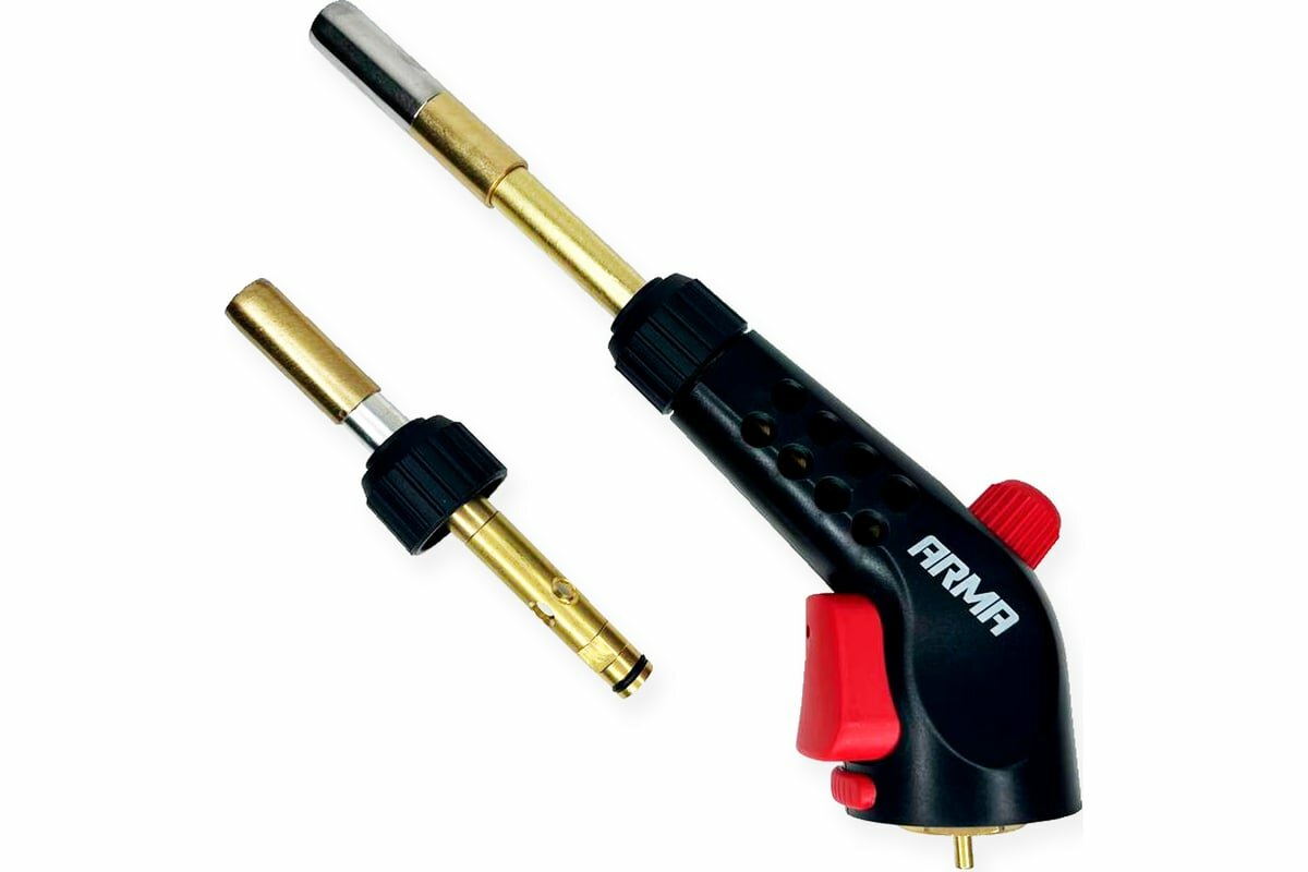 ARMA Горелка с пьезоподжигом для мапп / MAPP газа + 2 наконечника PFT-28