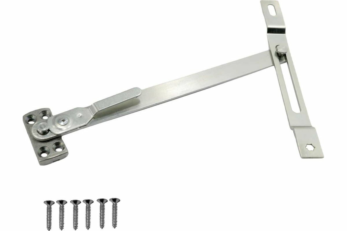 Левша Ограничитель д/ окон ПВХ ( фрамужные ножницы) У1-5950. Ц