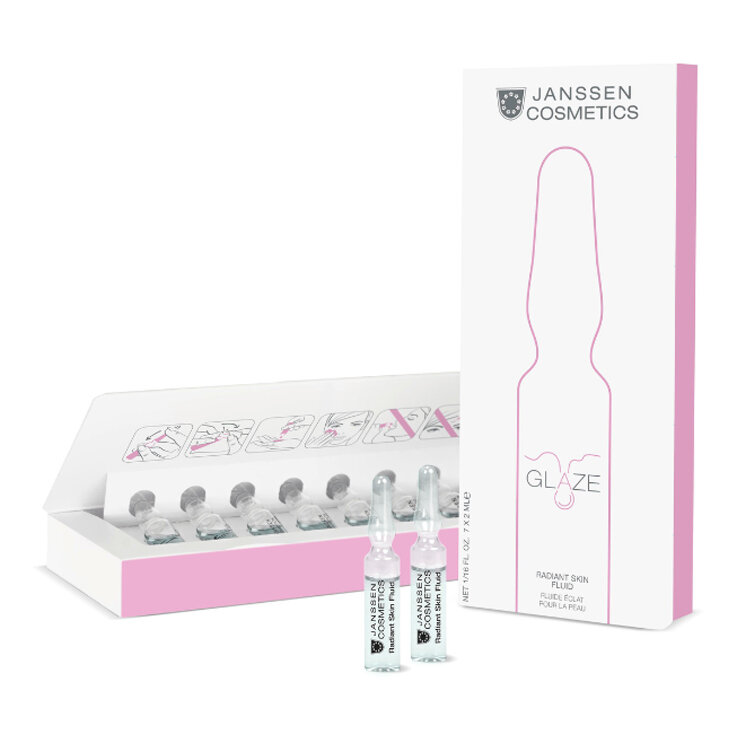 JA J83401 Radiant Skin Fluid 7 x 2ml Ампульный концентрат для выравнивания тона и сияния кожи
