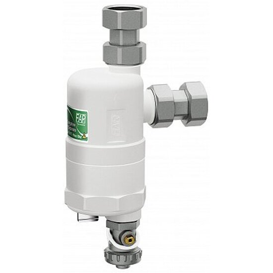 Грязеуловитель Far COMPACT белый корпус, с магн, 3/4"накидн. гайки