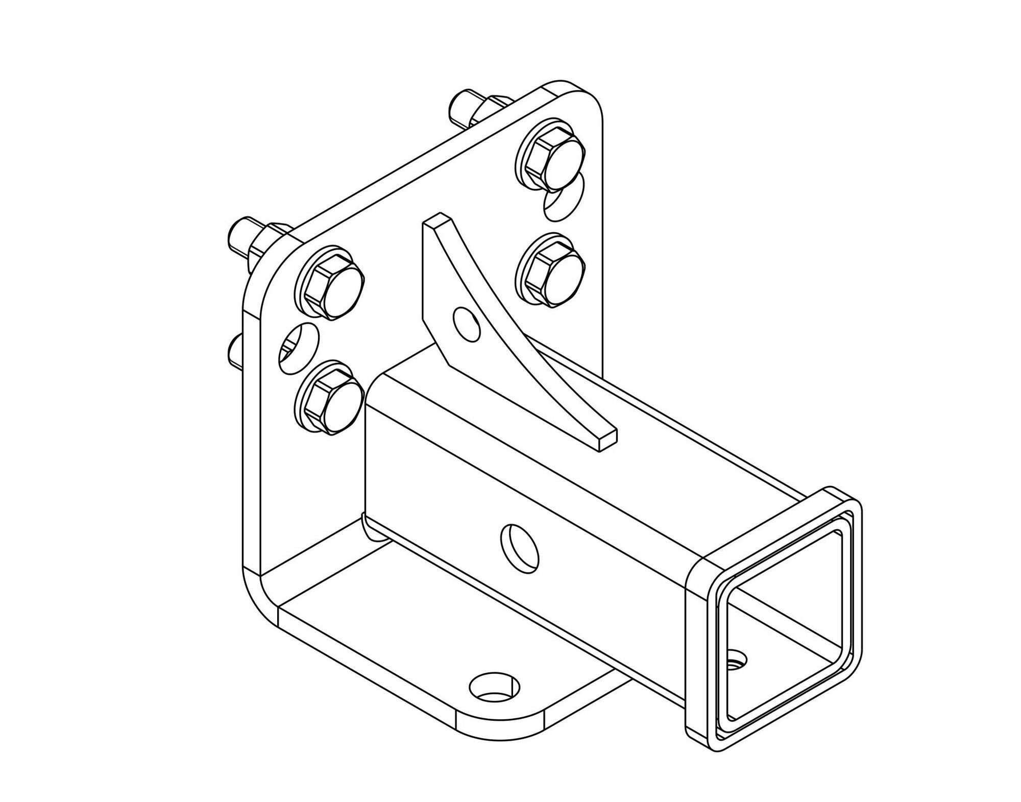 Фаркоп на УАЗ 452, 2206, 3909, 3962, 3741, 3303 (без электрики, паспорт/сертификат в комплекте) Автос. UAZ-12