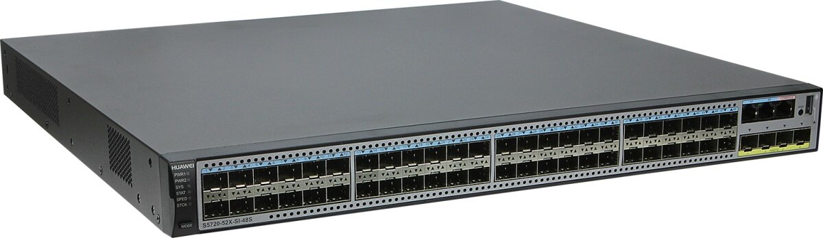 Коммутатор HUAWEI S5720-52X-LI-AC 48GE, 4x10GE SFP+, AC 110/220V