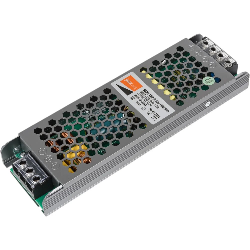 Блок питания для светодиодной ленты Jazzway 150Вт 12.5А 12В IP20 BSPS 3329235A
