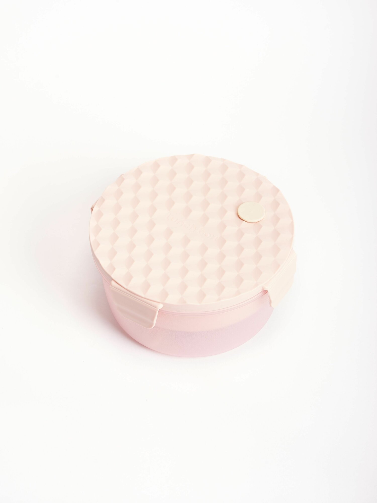 Ланч бокс "FOOD-1" пластиковый круглый 0.6L, Розовый