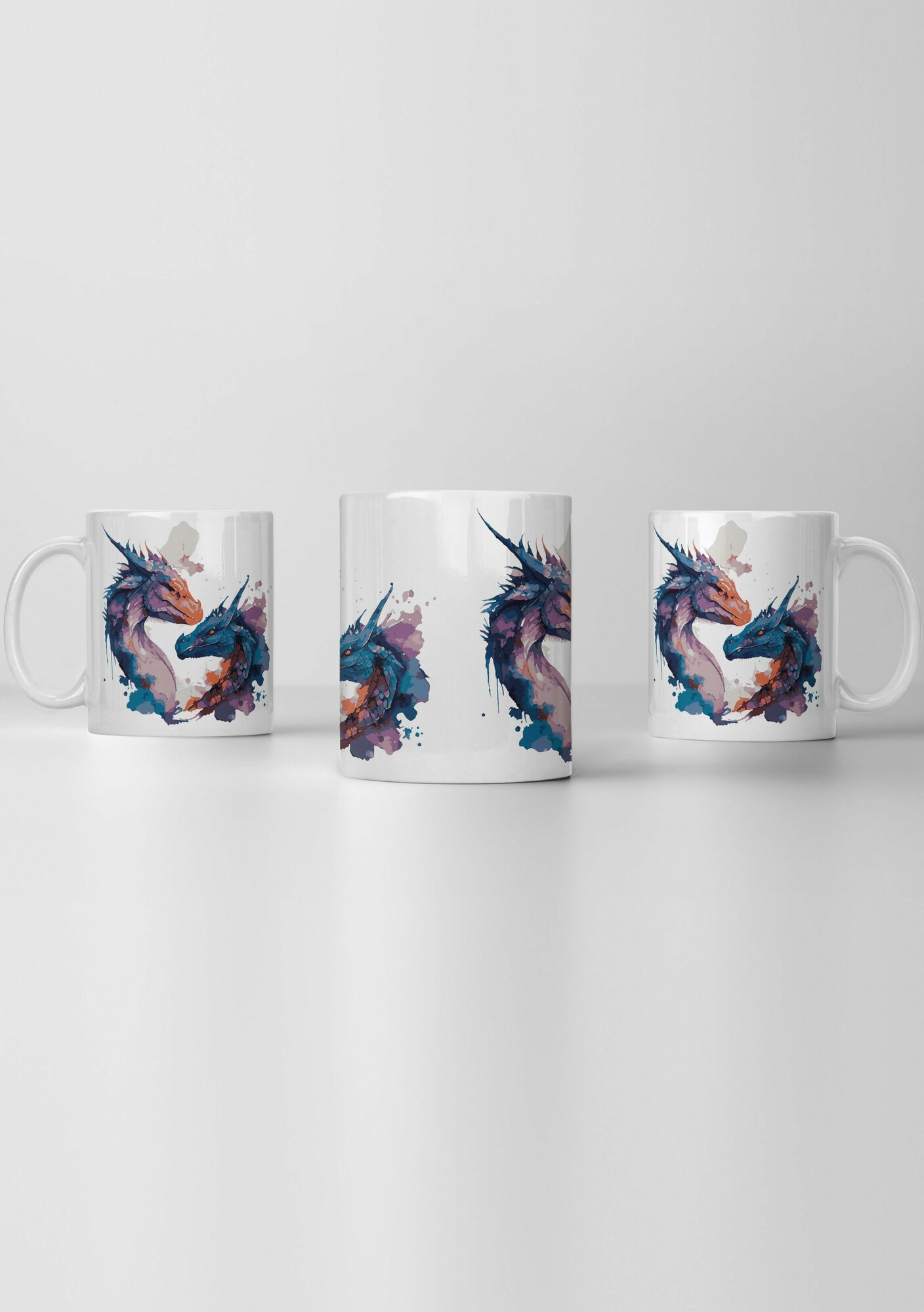 Кружка cooperative.moscow " Дракон " (кружка с драконом) 330 мл, 1 шт