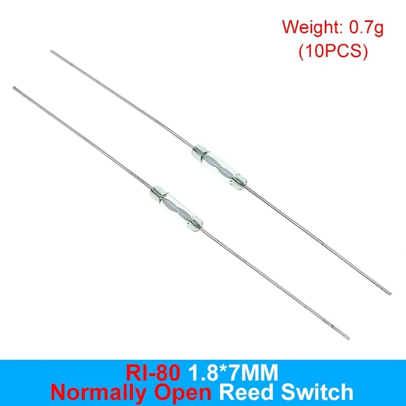 Набор из 10 герконовых переключателей TZT RI-80 1.8X7MM
