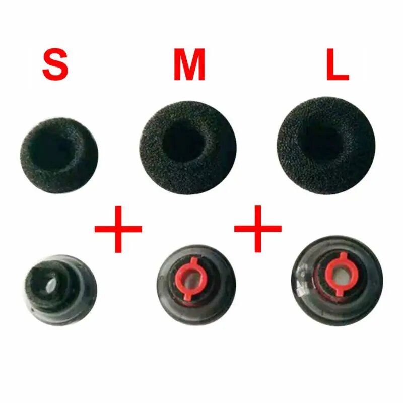 3 пары силиконовых амбушюр для наушников Plantronics Voyager 5200