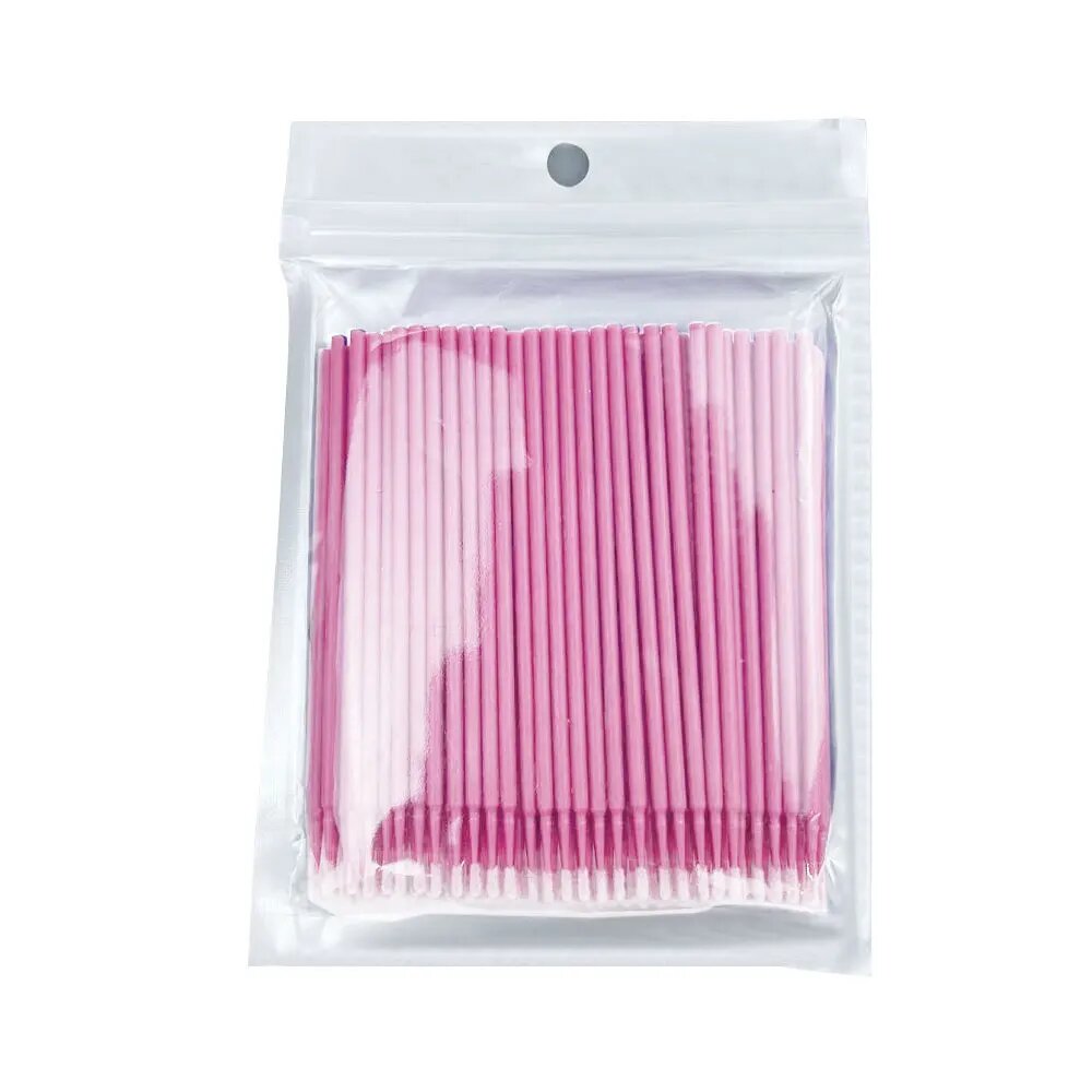 100 шт./пакет, одноразовая стоматологическая микрокисть, длинный микроаппликатор, щетка для стоматологии полости рта, инструменты для наращивания одонтологии, отбеливание зубов