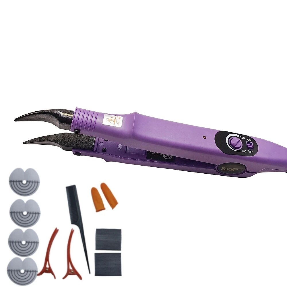 Loof Professional Умные мини-щипцы для наращивания волос 220℃