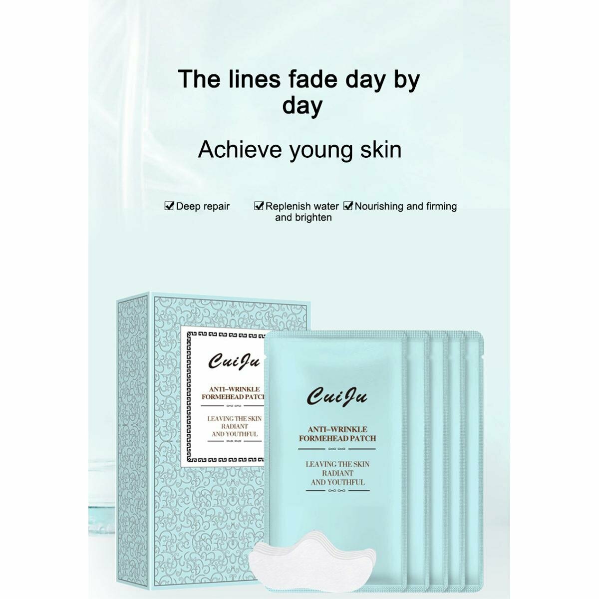 Наклейки на лоб QISE, наклейки от морщин на лбу, практичные наклейки на лоб