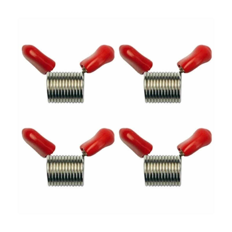 Зажим для бусин JAVRICK Красный, 4pcs