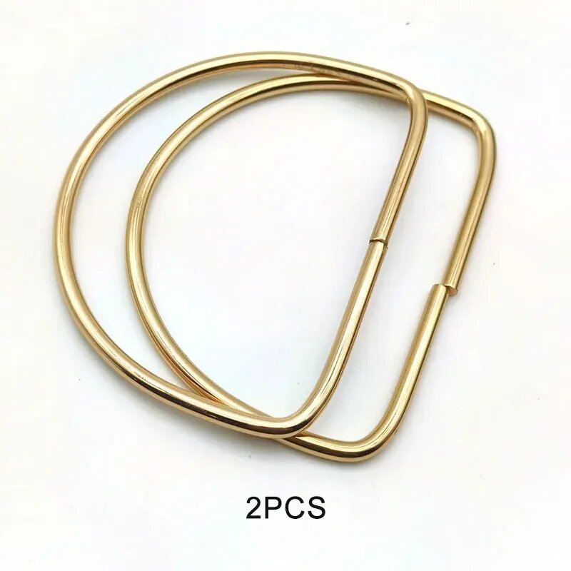 NUBECOM 2 шт. металлическая сумка-тоут «сделай сам», сменные ручки, креативная ручка для сумки, украшение, аксессуары для изготовления сумок ручной работы, прочный D