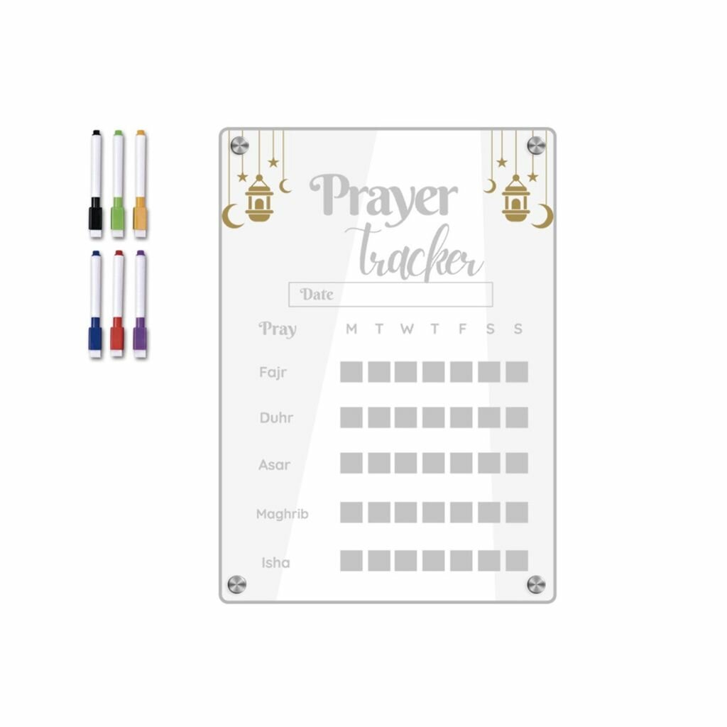 (1 комплект) Перезаписываемое меню Ид Аль-Фитр, Еженедельный план, Доска для заметок (магнитная)-TYU633 Small