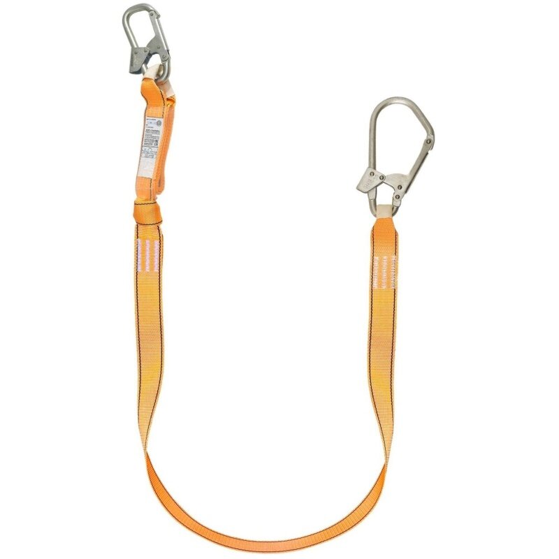 Строп страховочный ОкаПром ленточный с амортизатором, одинарный длина 1,8 м, ширина ленты 45 мм (аА+К25)