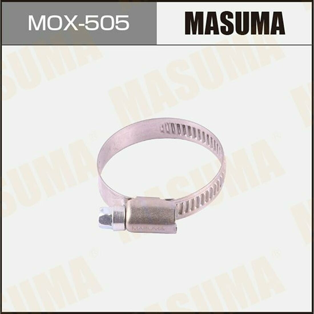 Хомут червячный Masuma, 25-40mm / H-9mm (нержавеющая сталь) (уп10)