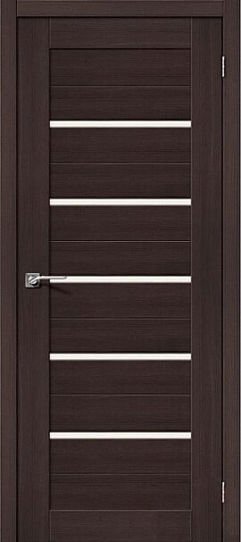 Межкомнатная Дверь Verda Свит 01 Венге со Стеклом Сатинат / Верда.