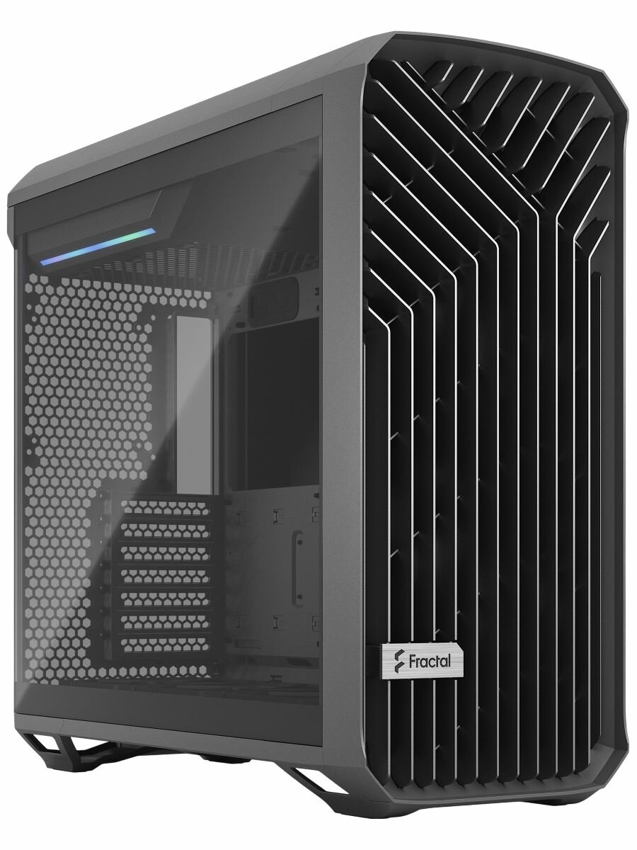 Корпус для ПК без БП FRACTAL DESIGN North Charcoal Torrent Grey Glass version (FD-C-TOR1A-02)