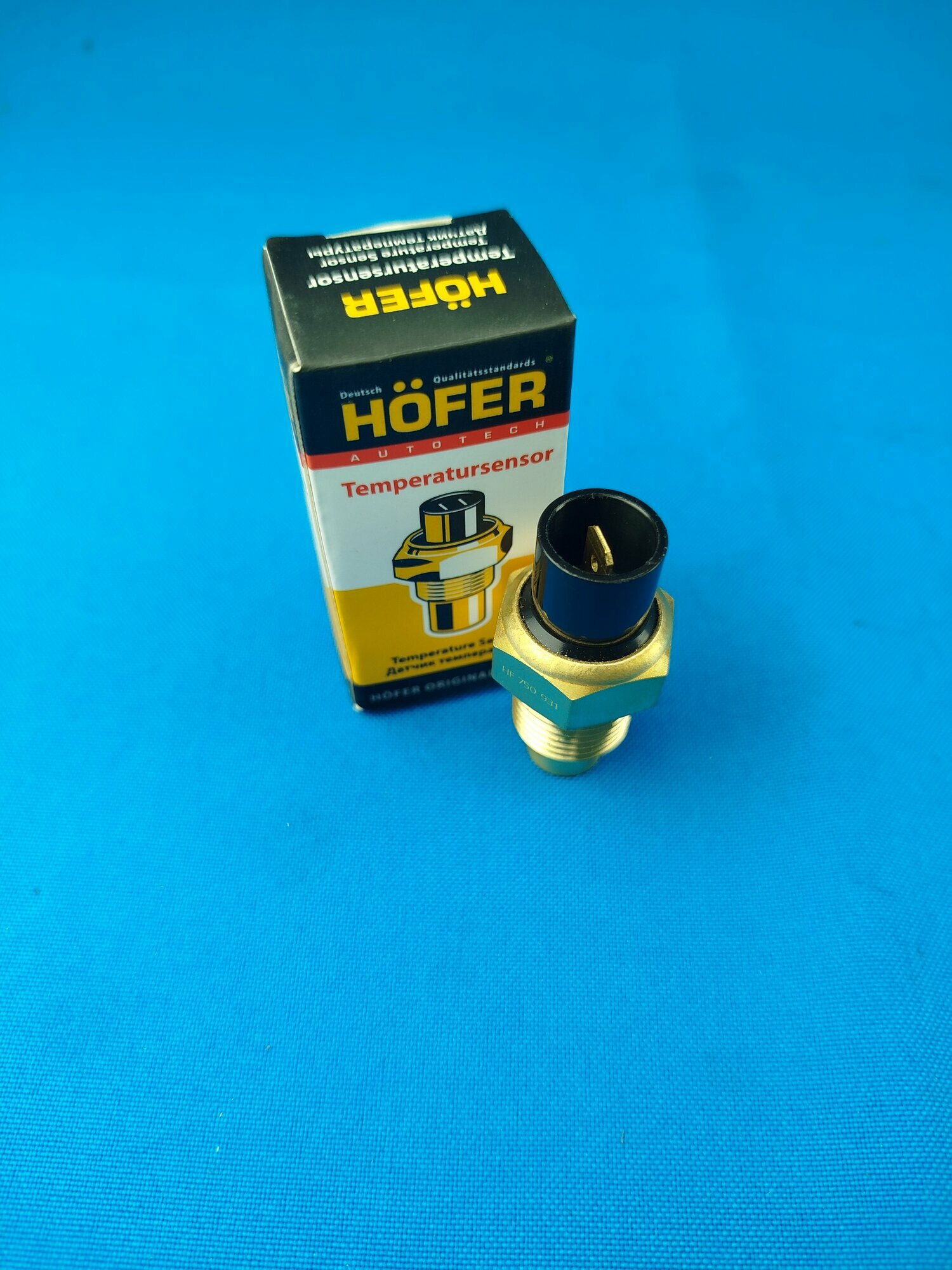 Датчик температуры "HOFER" для автомобилей ВАЗ 2101-15, Нива (на стрелку) до 2007 г. в.