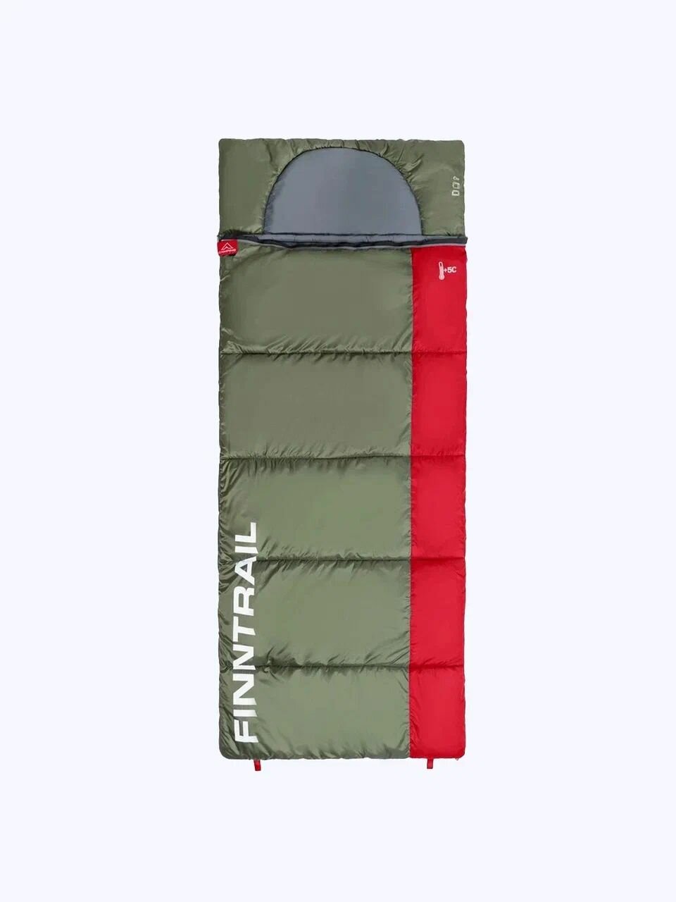 Спальный мешок от +5 °С до -15 °С Finntrail 4 Seasons, размер: 180×225 см, Красный