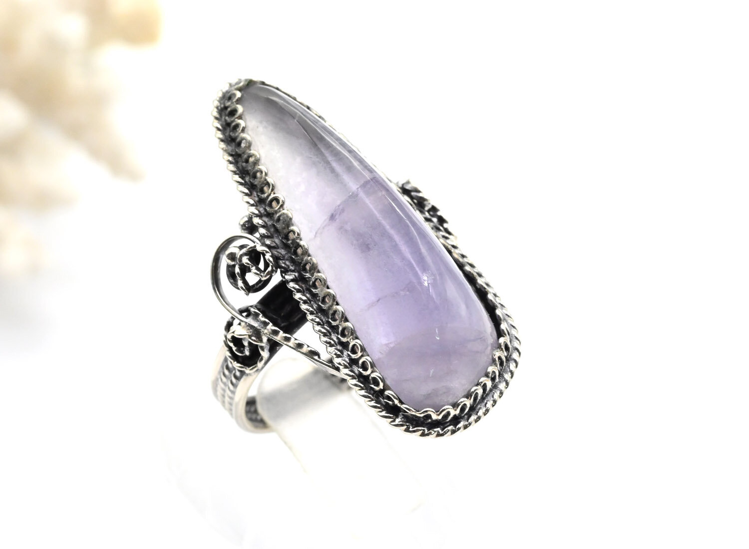 Кольцо, флюорит