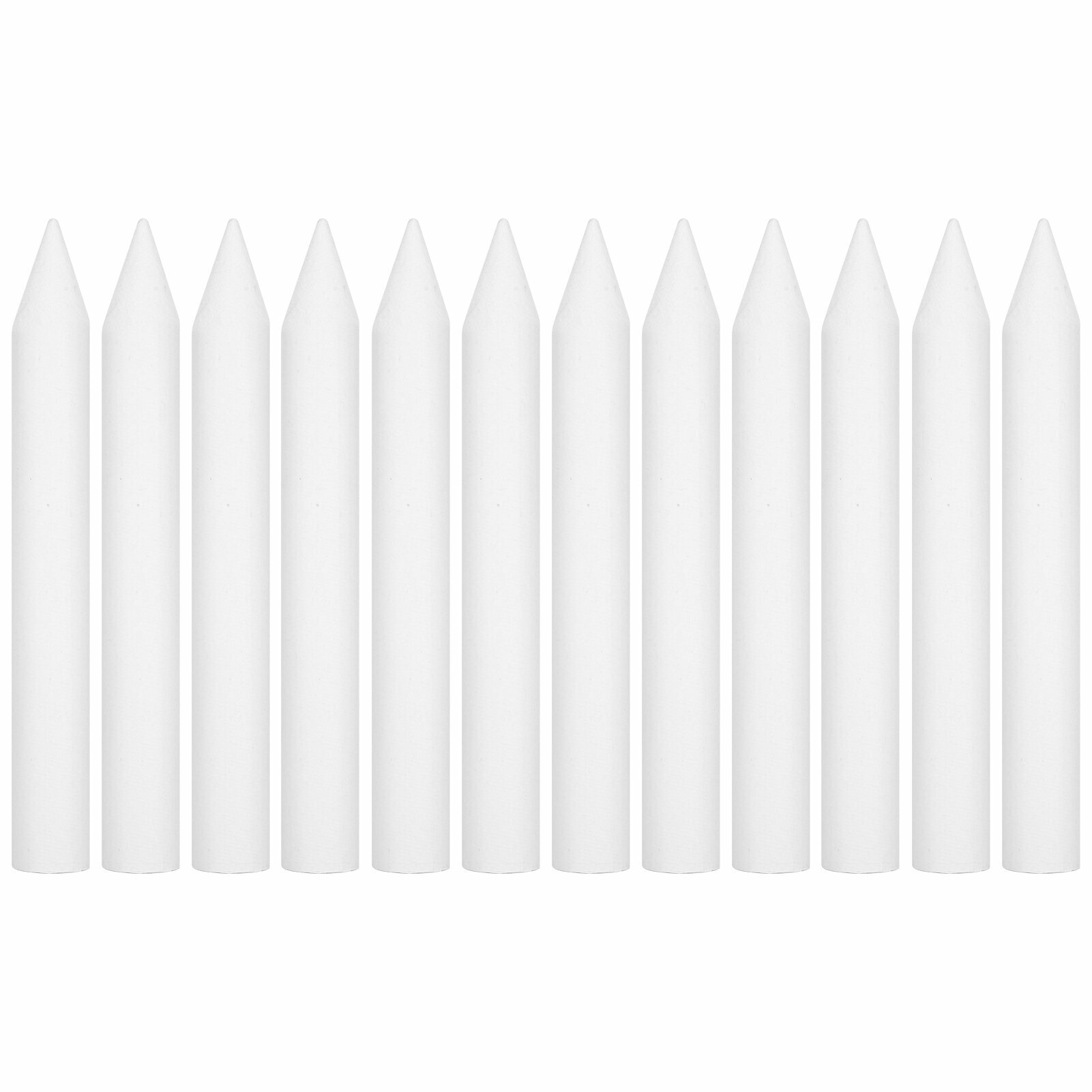 12 шт. бумажных растушевок среднего размера для эскизов, рисования, смешивания цветов, художественных принадлежностей.