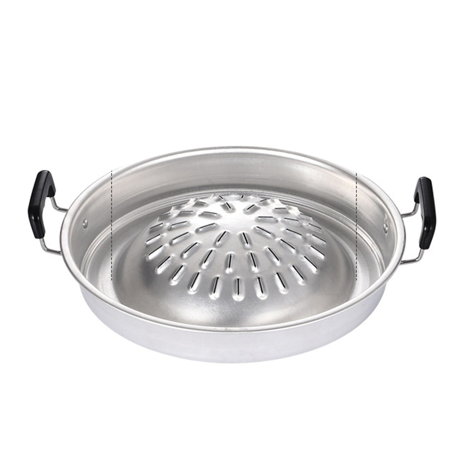 Стейк -гриль уголь панбббк -гриль горшок с алюминиевым грилем горшочком