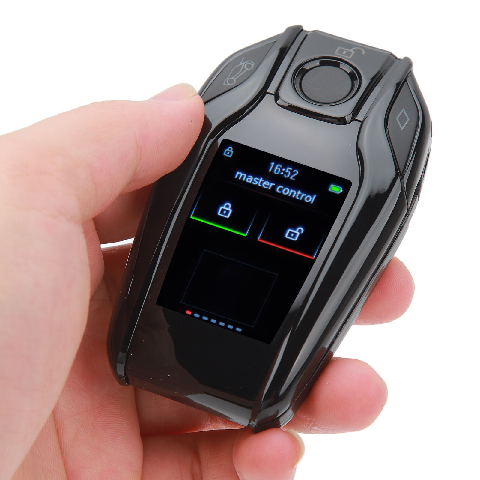 Умный пульт дистанционного управления ключом от машины с ЖК-экраном, защита от потери, автоматическая блокировка, разблокировка, бесключевой доступ, автоматическая блокировка, брелок для запуска автомобиля одним нажатием