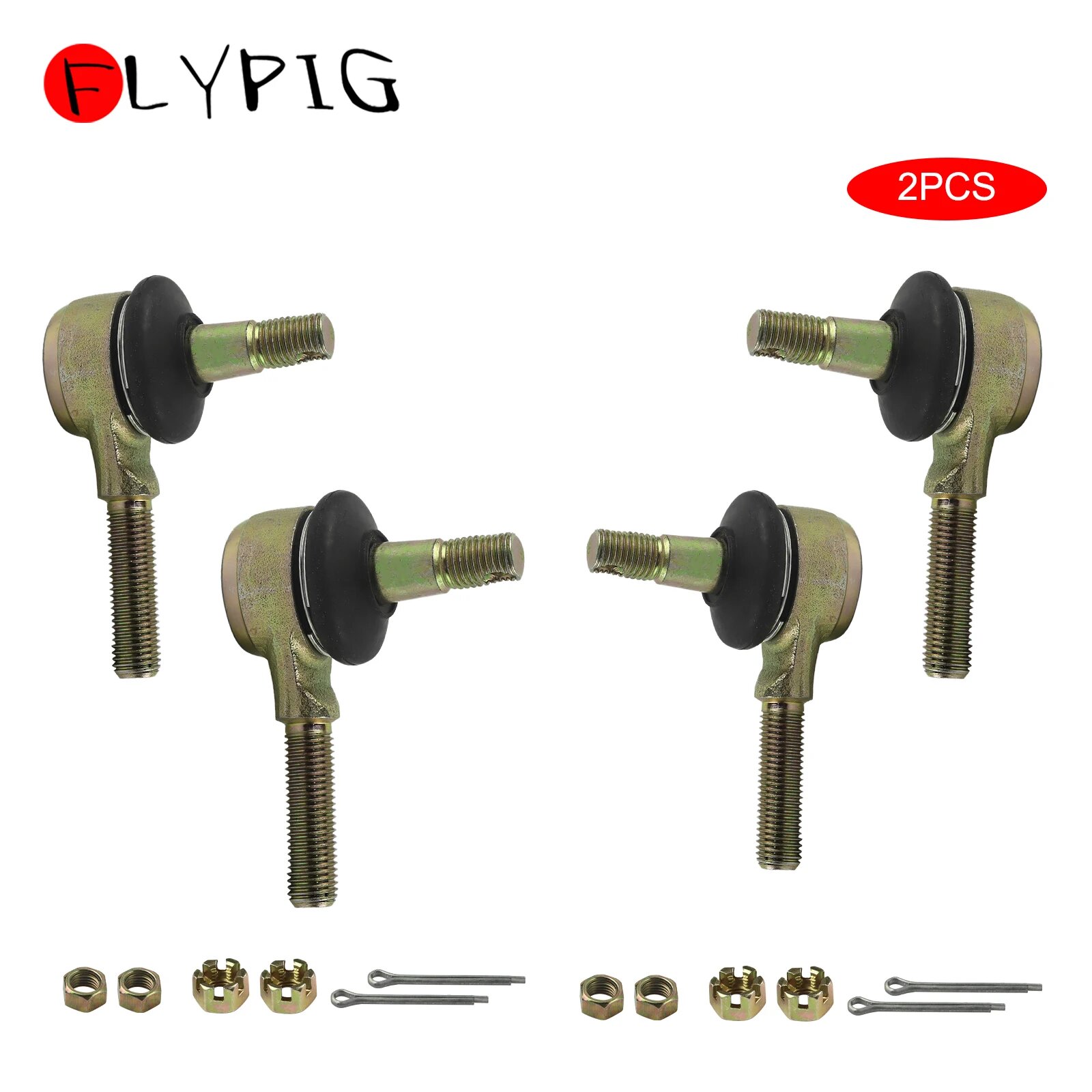 Комплект наконечников рулевой тяги для Yamaha Raptor 350 660 YFM 350 660 YFM-660 YFM660R YFZ 350 Banshee 350 компоненты для двигателей мотоцикла 2 Set