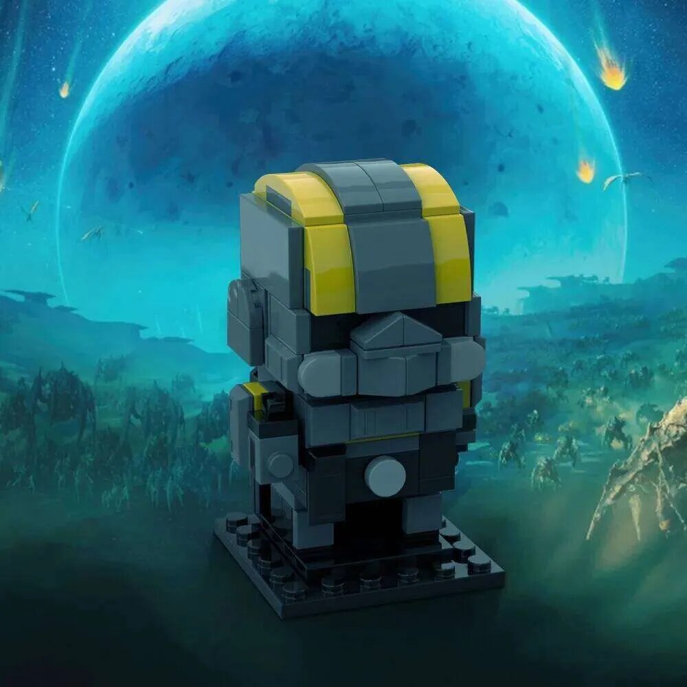 MOC Helldivers 2 Солдат Кирпичики — фото 1