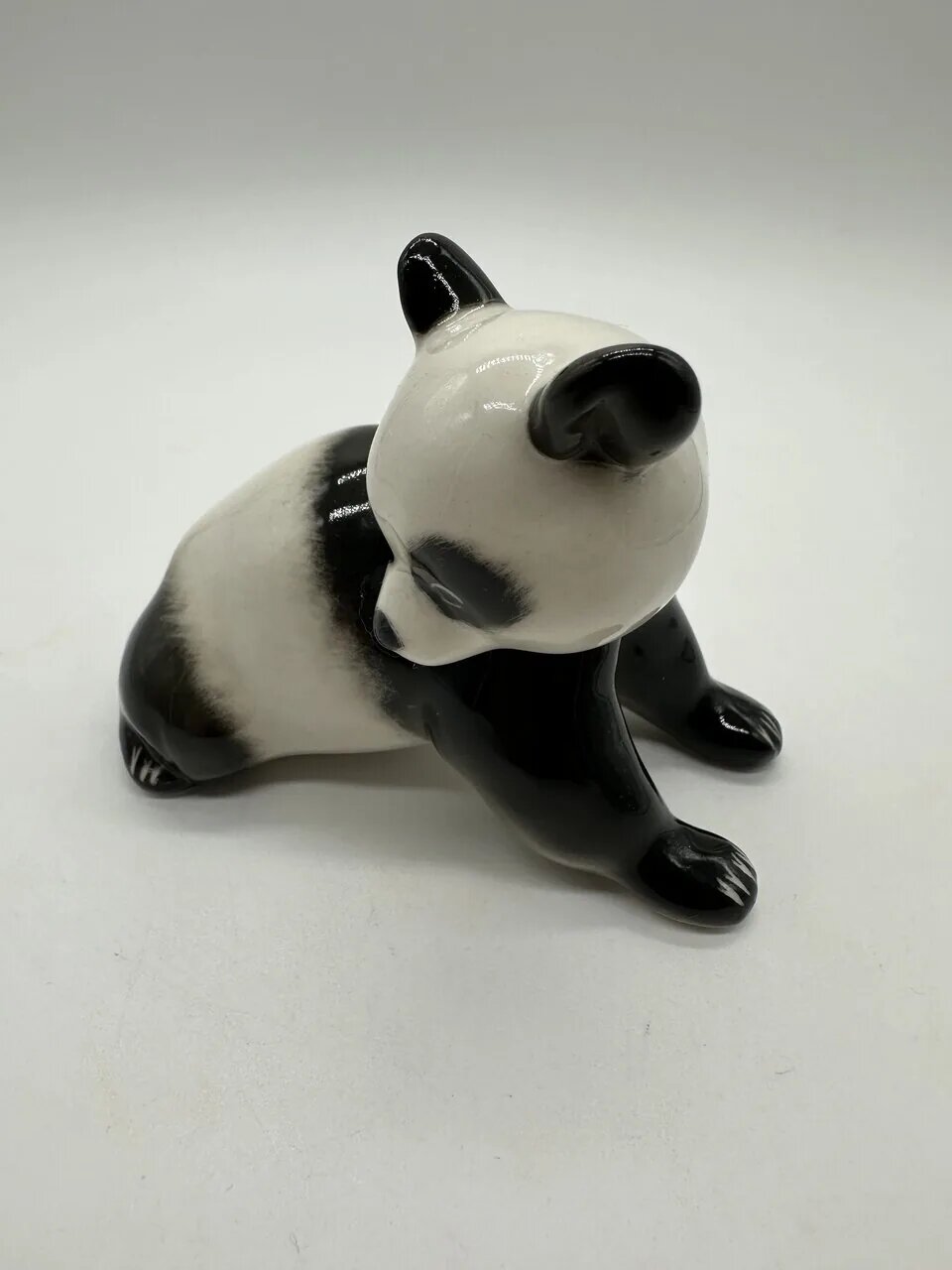 Статуэтка Панда Лфз Фарфор ссср 70 годы винтажная