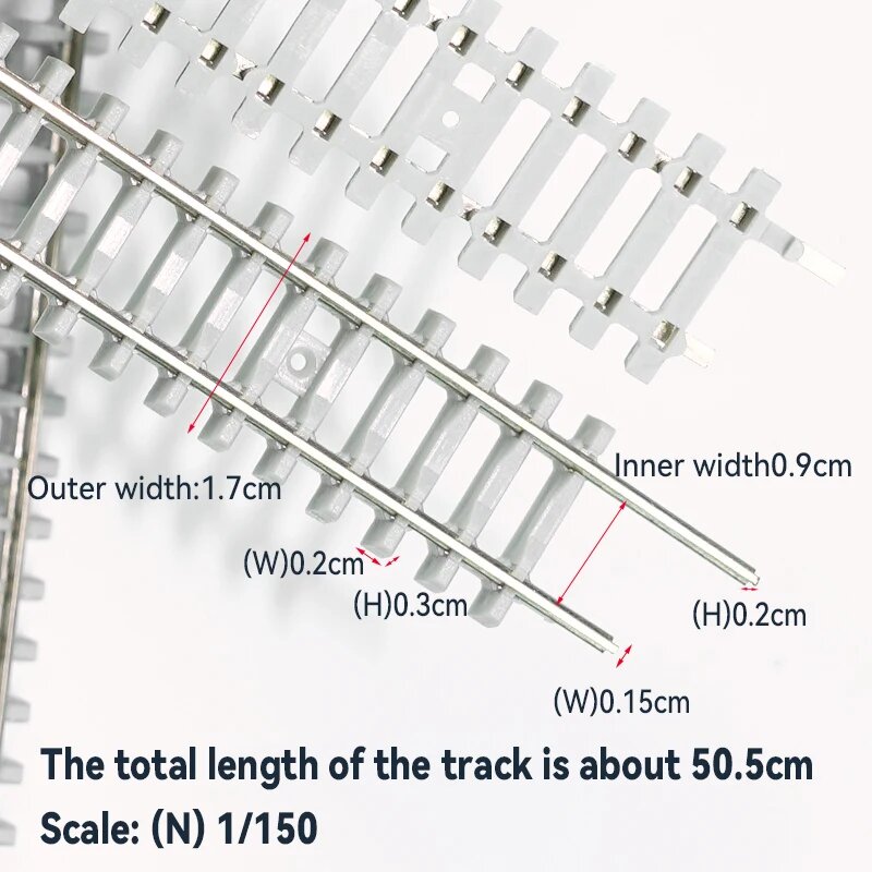 Набор модельных железных дорог MDWD 5 шт, HO и N масштаб 12pcs N scale