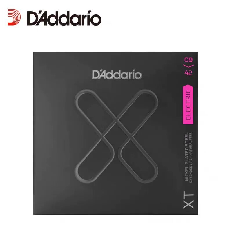 Электрические гитарные струны D'Addario XTE0942 Покрытые никелем, легкий калибр, защита от ржавчины